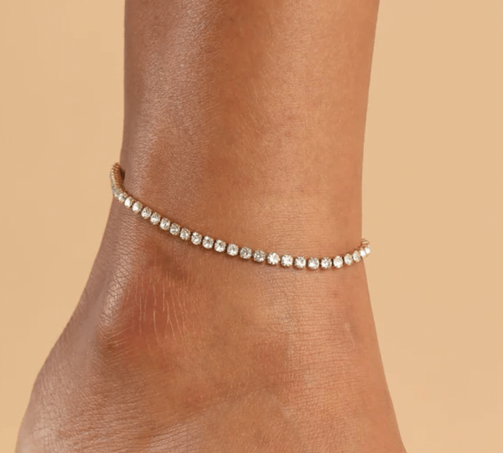 Tennis bracelet anklet store